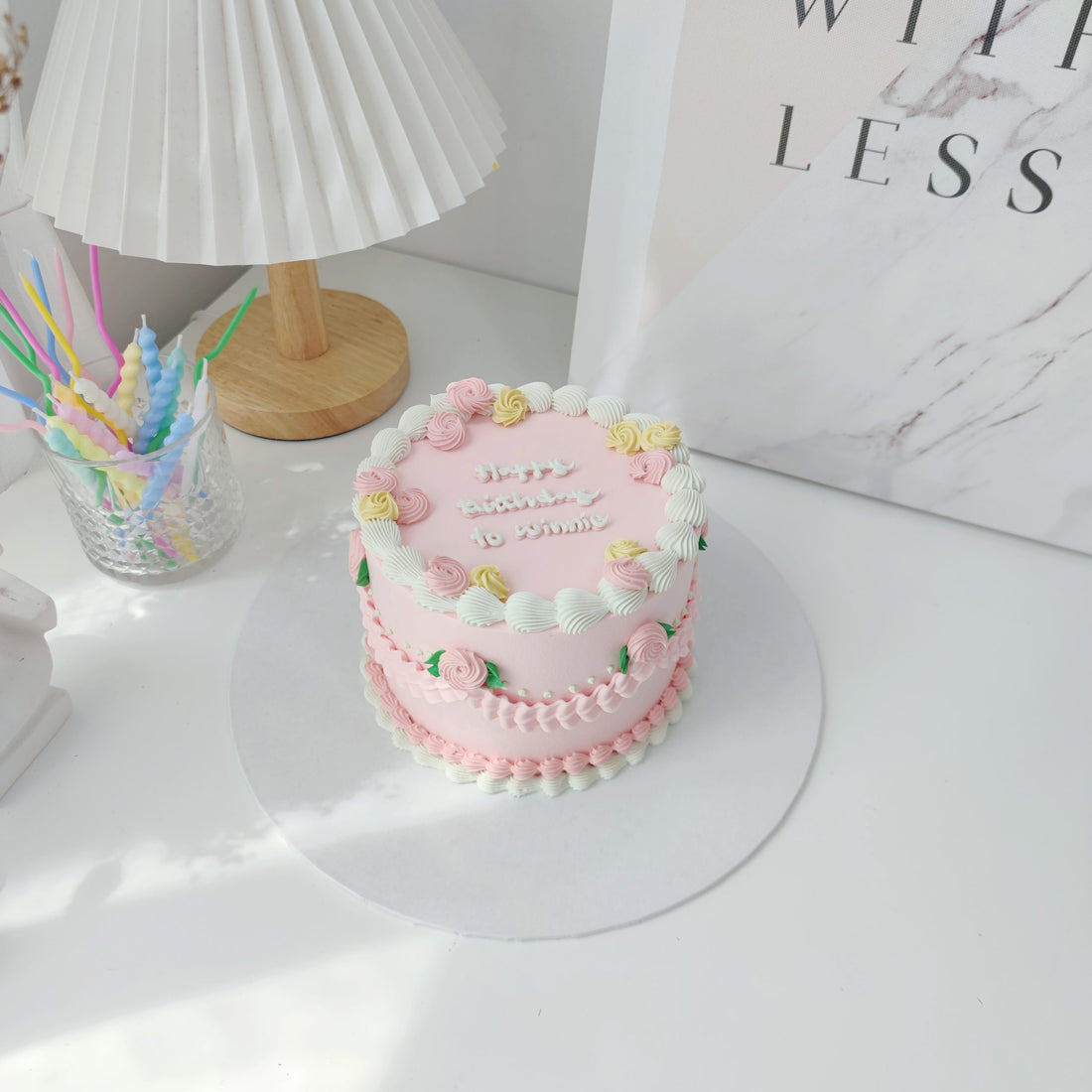 Pink Vintage Design – Ning’s Cake